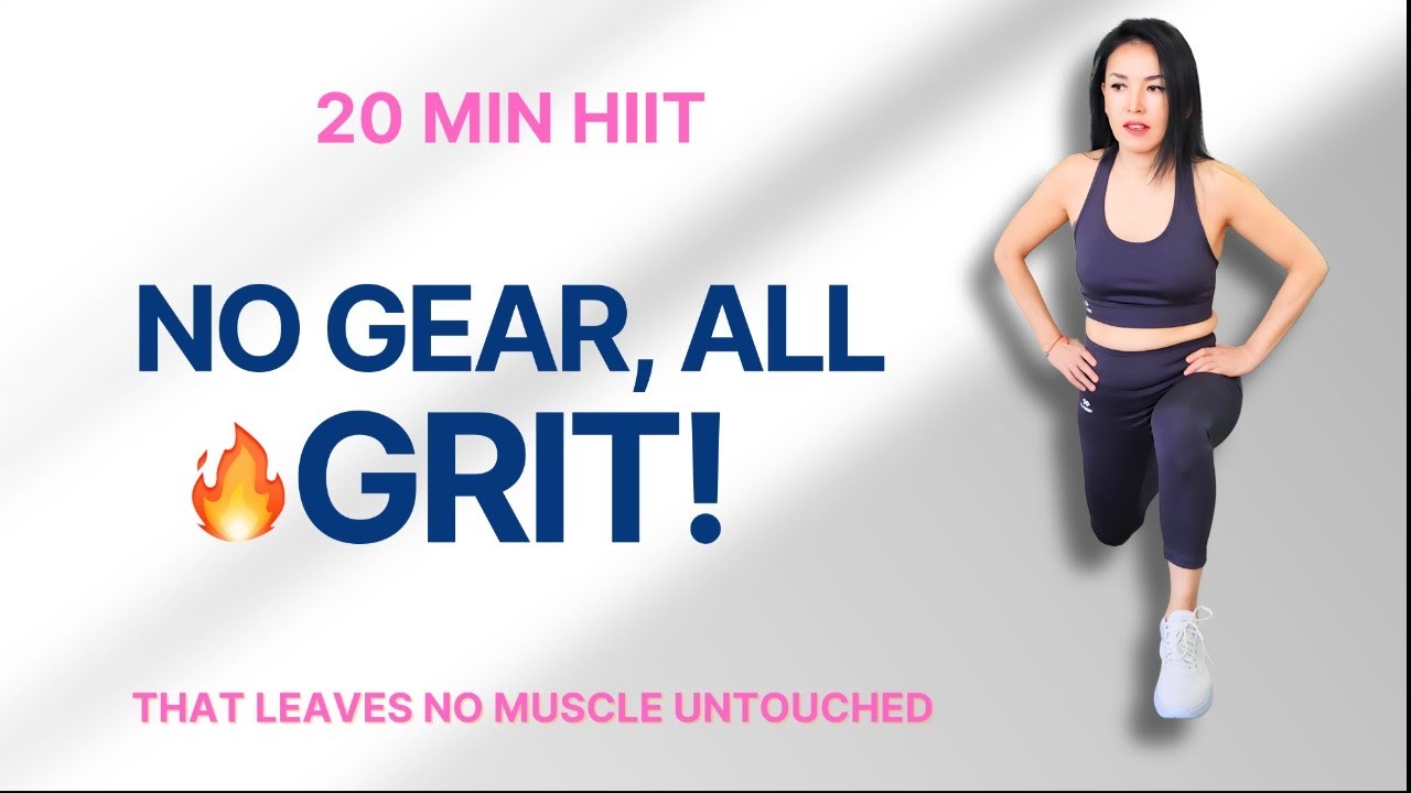 20-Minute Full Body HIIT with Ellie No Equipment Needed! - YouTube