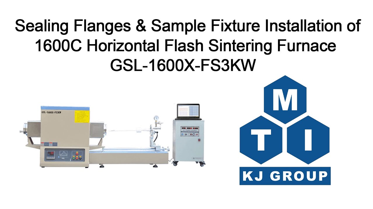 Flanges & Sample Fixture Installation of 1600C Horizontal Flash ...