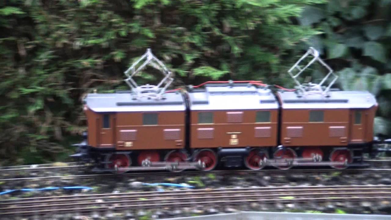 Märklin Spur 1 DR E91 mit Kurzer Güterzug - YouTube