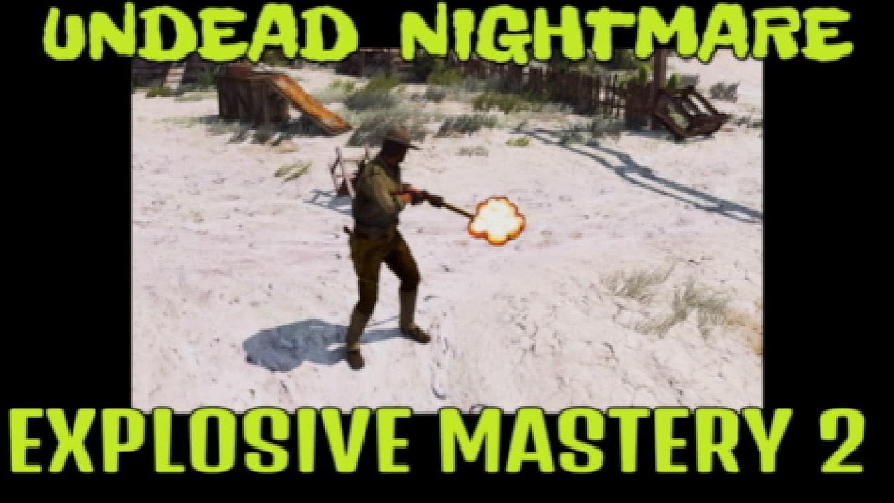 RDR1 UNDEAD NIGHTMARE Challenge EXPLOSIVE RIFLE MASTERY RANK 2 PS4 PS5 ...