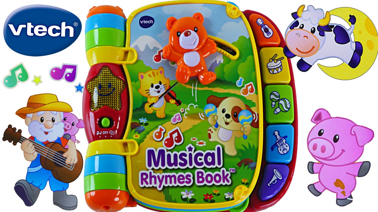VTech Libro Con Rimas Musicales Aprende Mas De 40 Canciones Enseñanco ...