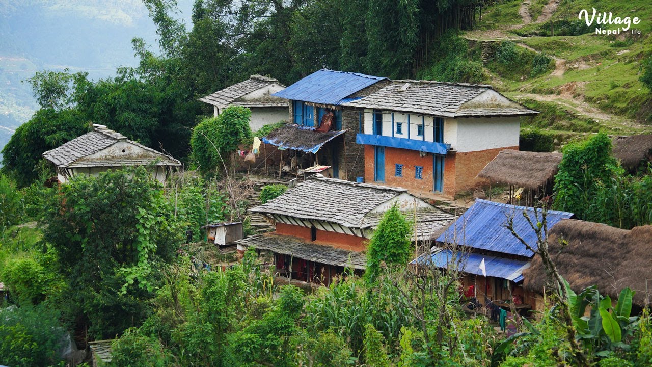 Traditional countryside life in western Nepal | Simply the best village ...