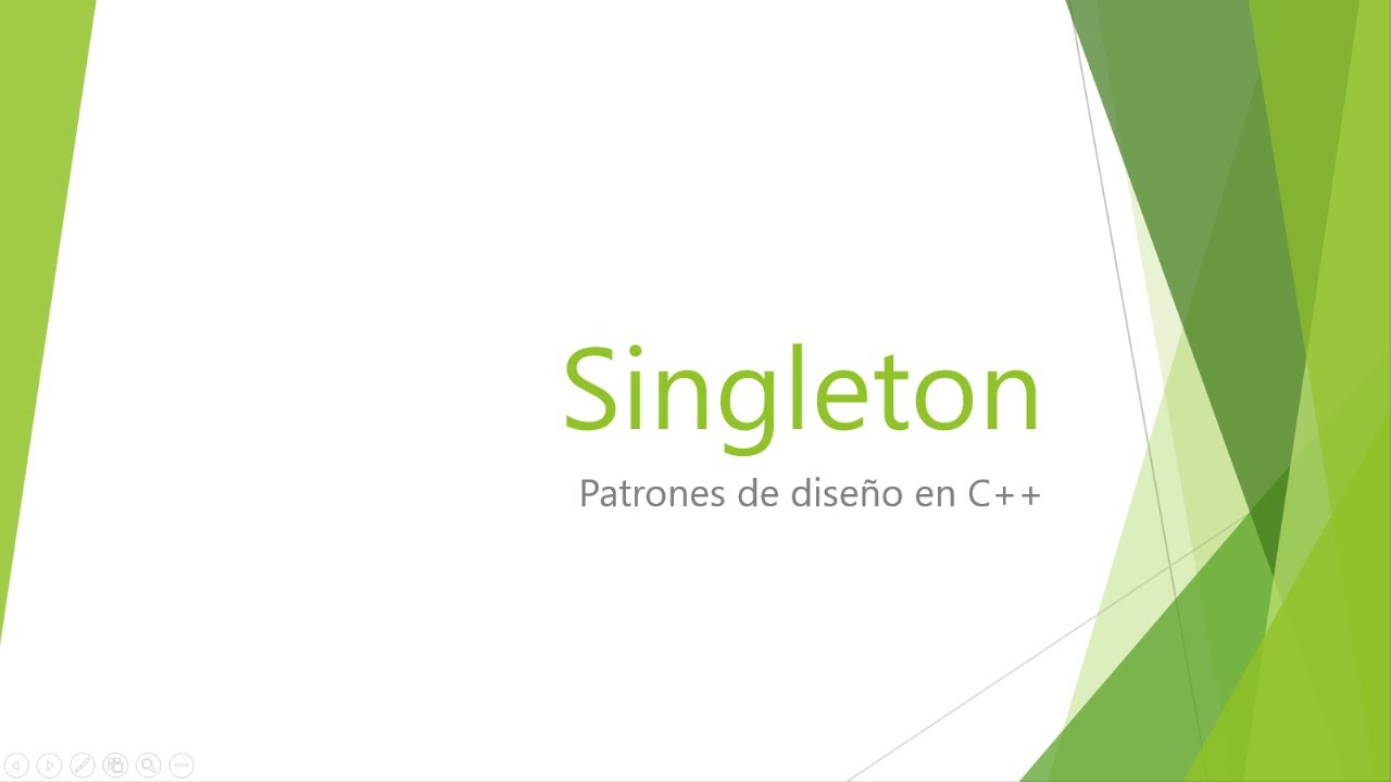 Singleton - Patrones de diseño en C++ - YouTube