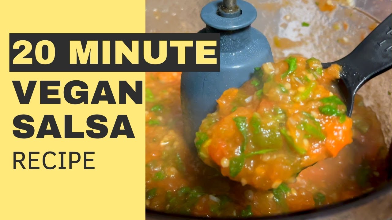 Homemade Vegan Salsa - YouTube
