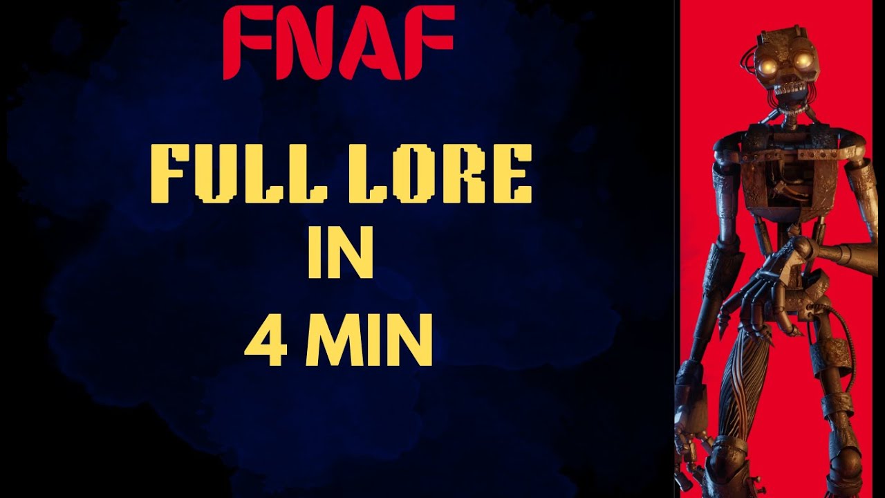 FNAF Full Lore Explained In 4 MIN - YouTube