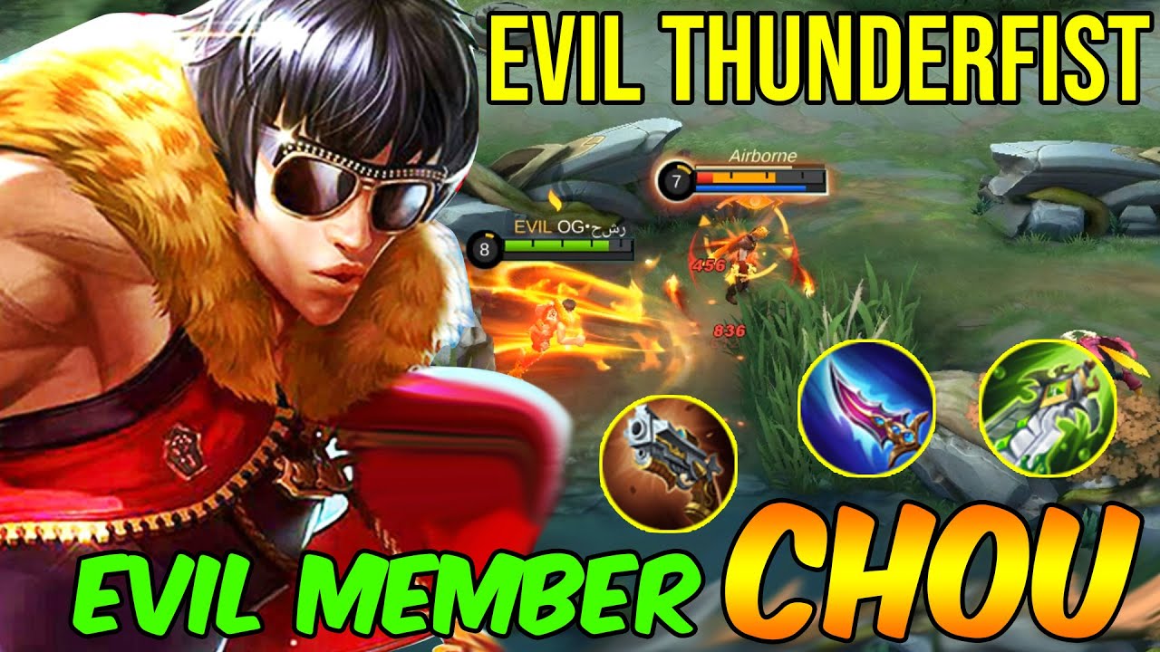 Thunderfist EVIL Freestyle Chou | Enemy Concedes Defeat [Rank 1 Squad ...