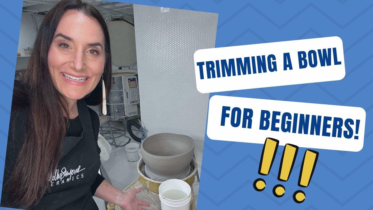 How To Trim A Bowl! For Beginners! - YouTube
