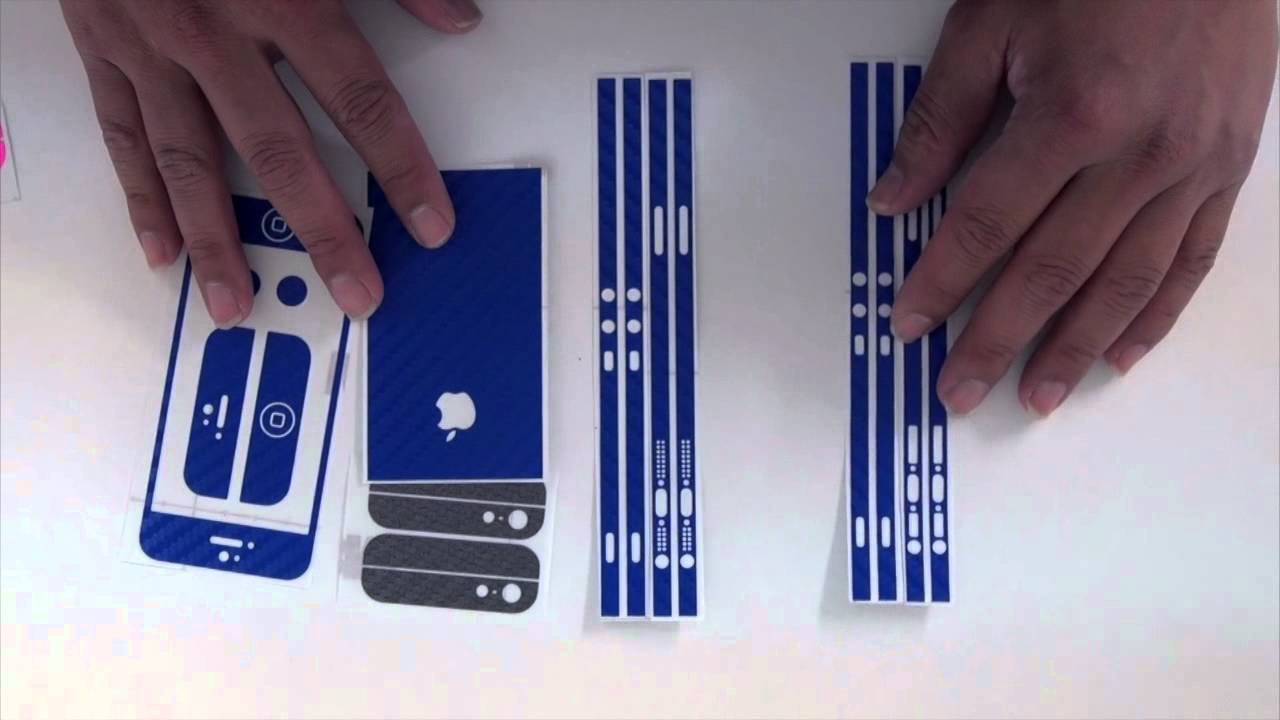 iPhone 5 Full Body Wrap Skin Kit, Regular Vs Extreme Fit and 2 Tone by ...