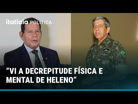 GENERAL MOURÃO FALA SOBRE SITUAÇÃO DE SAÚDE DE AUGUSTO HELENO, GENERAL PRESO POR TENTATIVA DE GOLPE