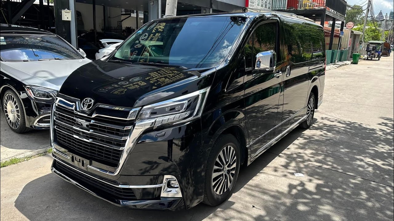 2023 Toyota Granvia Premium Black Color business Van - YouTube