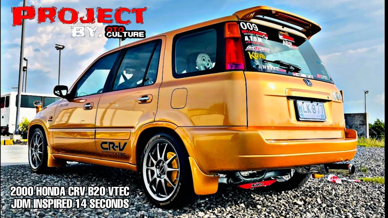 2000 Honda CRV B20 VTEC JDM Inspired 14 Seconds | OtoCulture - YouTube