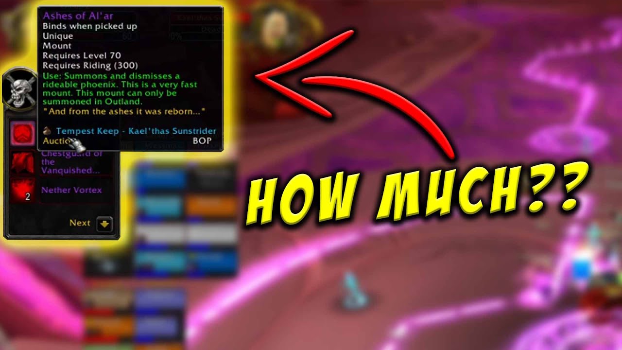 Ashes of Al'ar DROPPED In this Tempest Keep GDKP! - YouTube