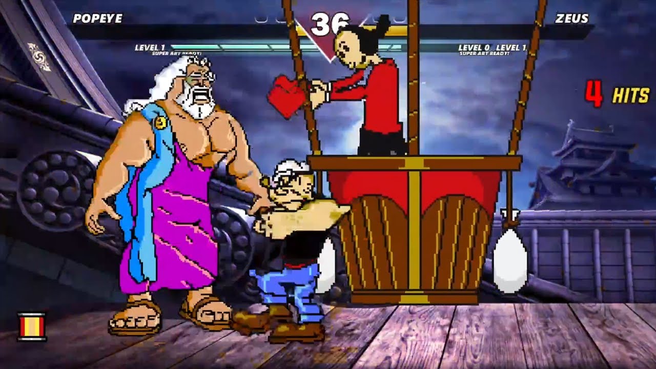 POPEYE VS ZEUS - HIGH LEVEL FINAL FIGHT! - YouTube
