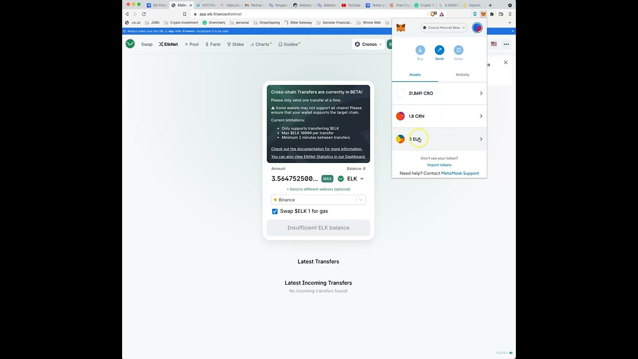 How to Bridge from Cronos to Binance Network - YouTube