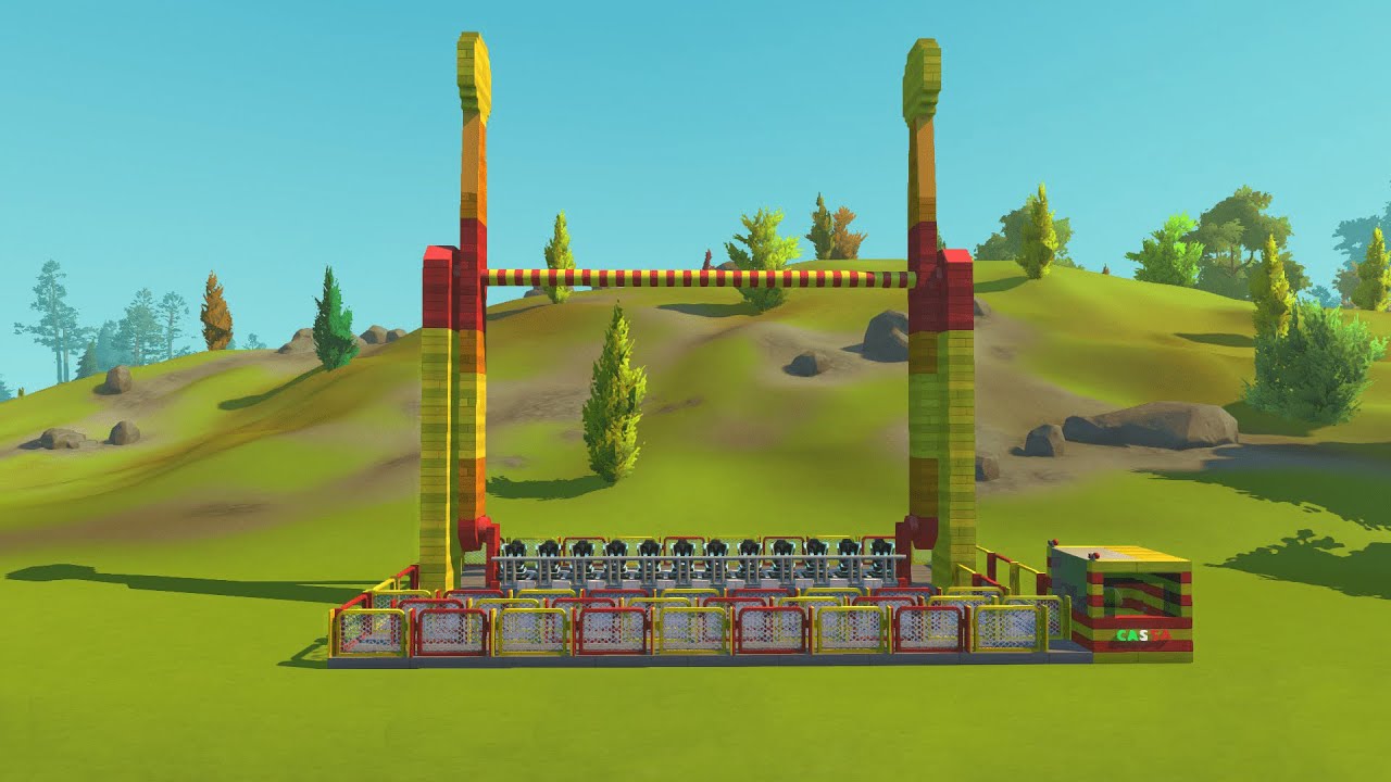 Giostra Top Spin Scrap Mechanic Lunapark (Time-Lapse). La Costruzione ...