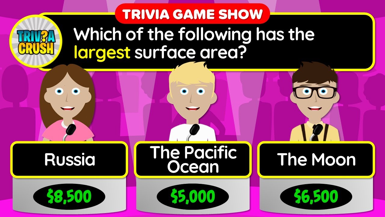 😃👉 GENERAL KNOWLEDGE QUIZ! - 40 Trivia Questions in a Unique Game Show ...