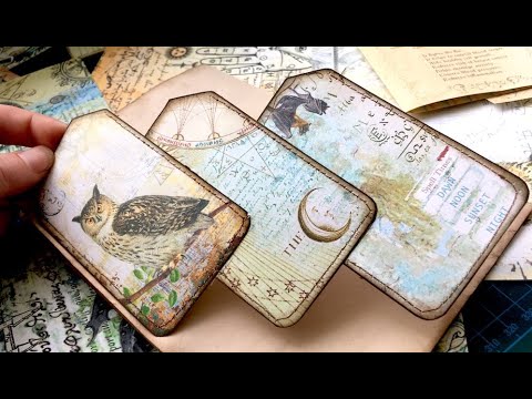 Easy to make interesting flap/decorative element for your junk journal ...