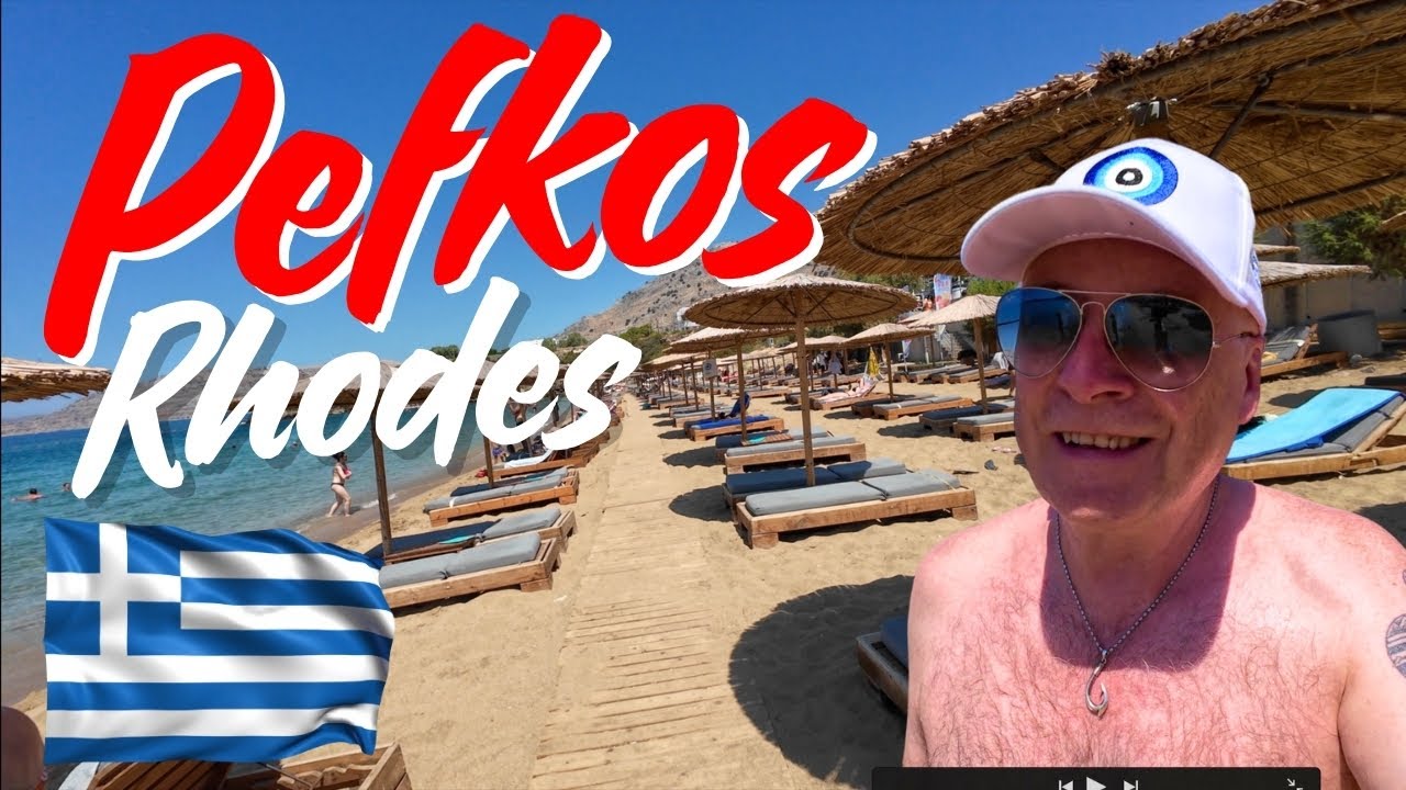 Discover the Hidden Gem of Pefkos Beach in Rhodes! - YouTube
