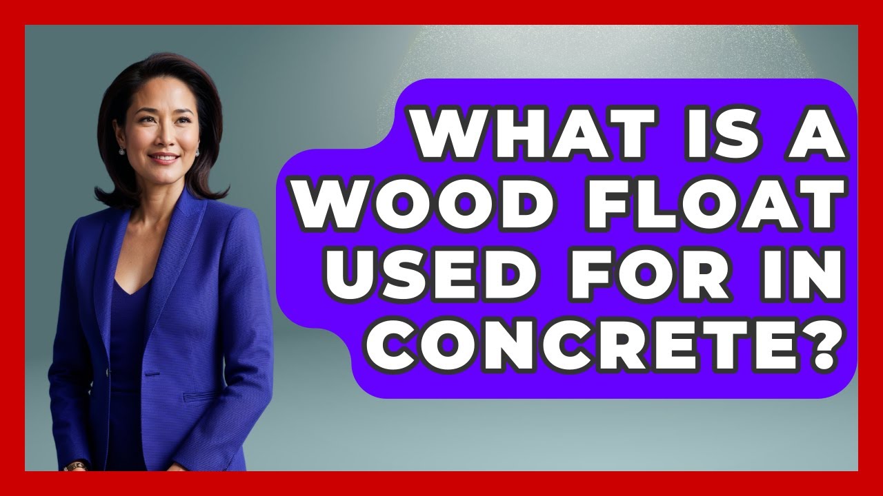 What Is A Wood Float Used For In Concrete? - Civil Engineering ...