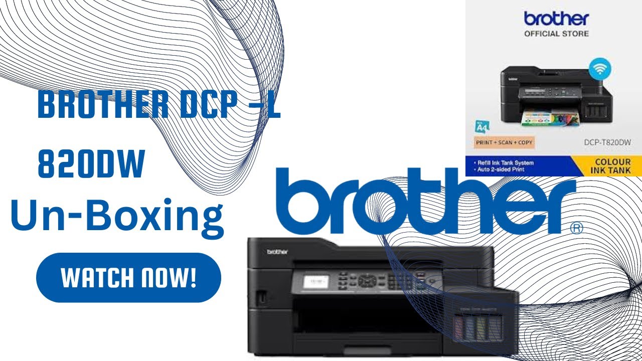 How to install | brother 820- DW Printer | #brotherprinter #unboxing # ...