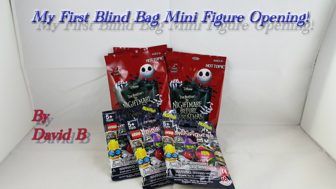 Lego and nightmare before Christmas blind bags - YouTube