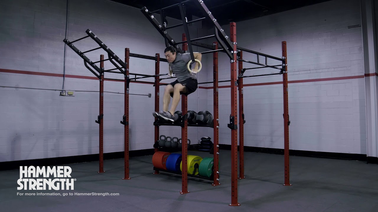 Hammer Strength HD Athletic RIngs Muscle Up - YouTube