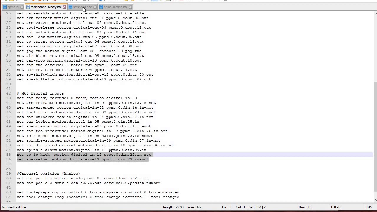 Coding a LinuxCNC 2 Speed Spindle for Dummies - YouTube