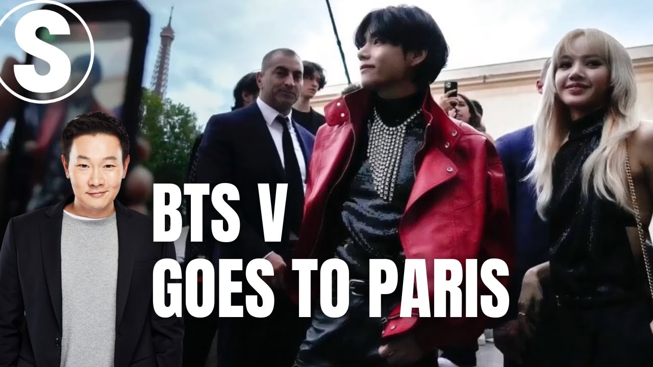 BTS V 💜 Goes to Paris🗼with Lisa and Park Bo-gum!🙋‍♂️| Paris Fashion ...