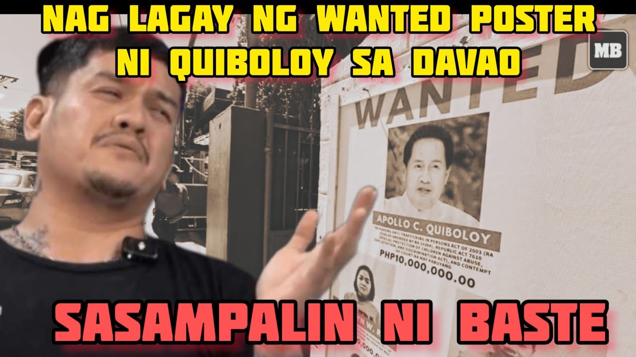 WANTED POSTER NI QUIBOLOY SA DAVAO- PINAPA TANGGAL NI BASTE DUTERTE ...