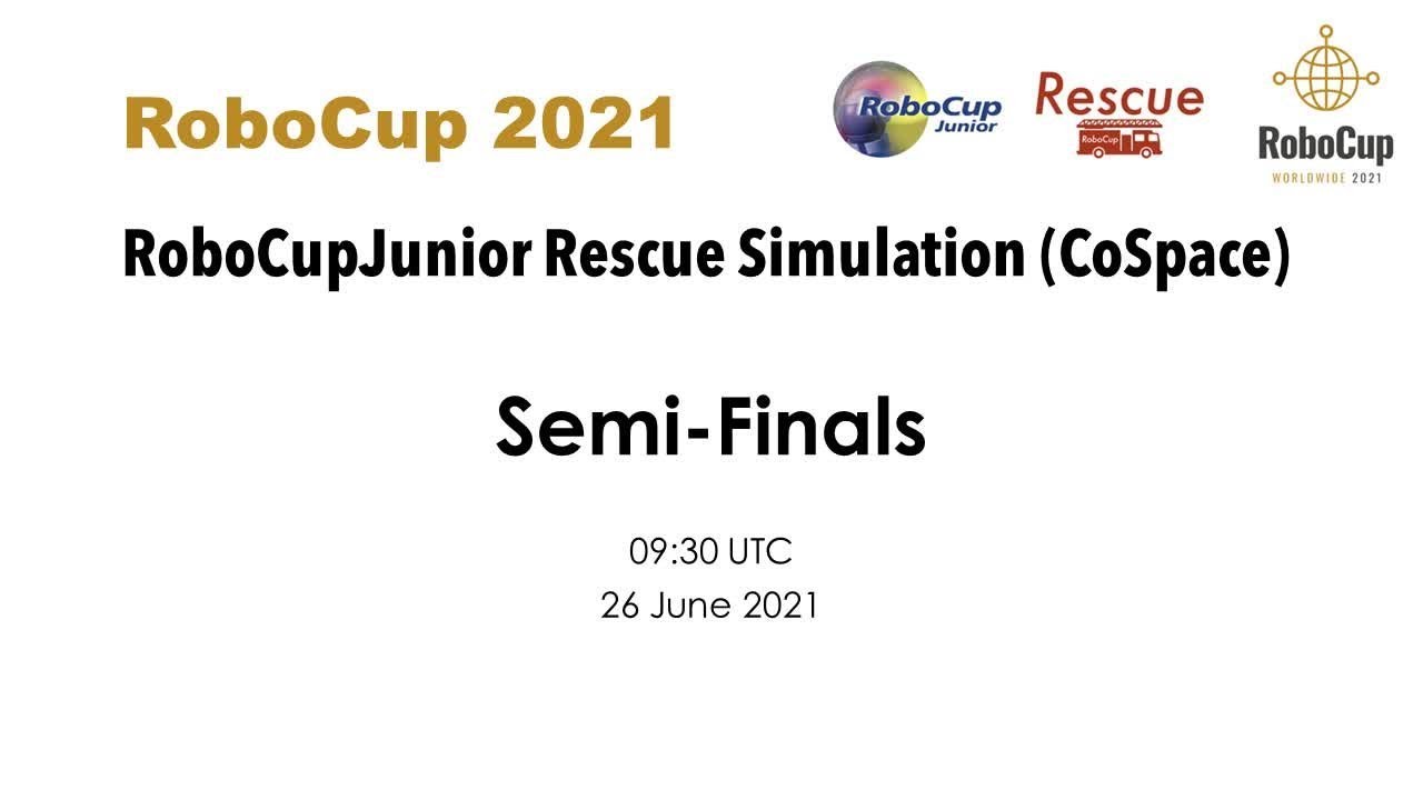 RoboCup 2021 RCJ Rescue Simulation (CoSpace) Semi-Finals - YouTube