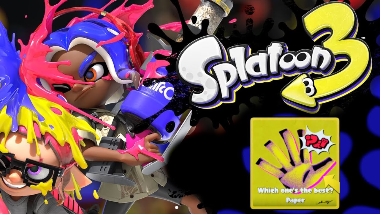 Splatoon 3!!! Splatfest for team Paper! - YouTube