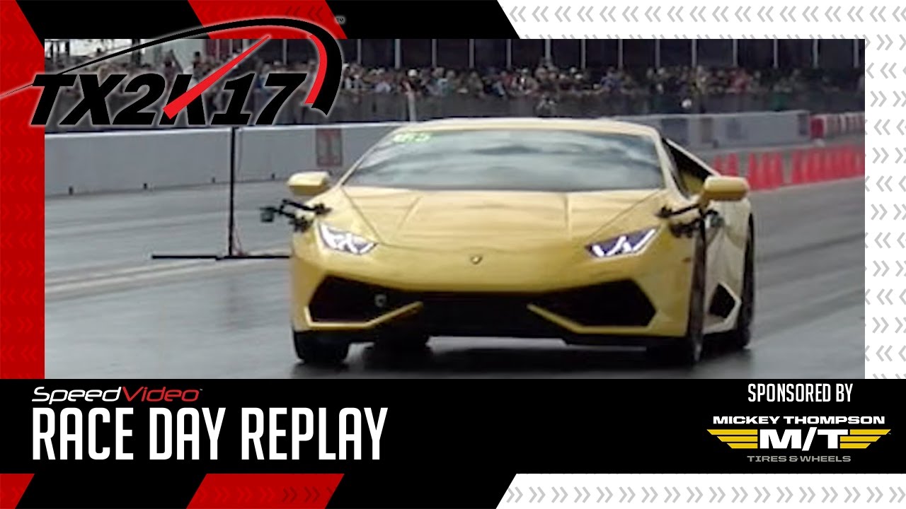 Lambo breaks MPH record @ 217 MPH - TX2K 2017 - YouTube