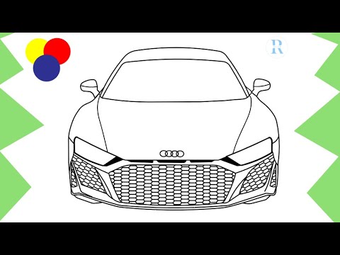 Como dibujar un audi R8 paso a paso… - YouTube