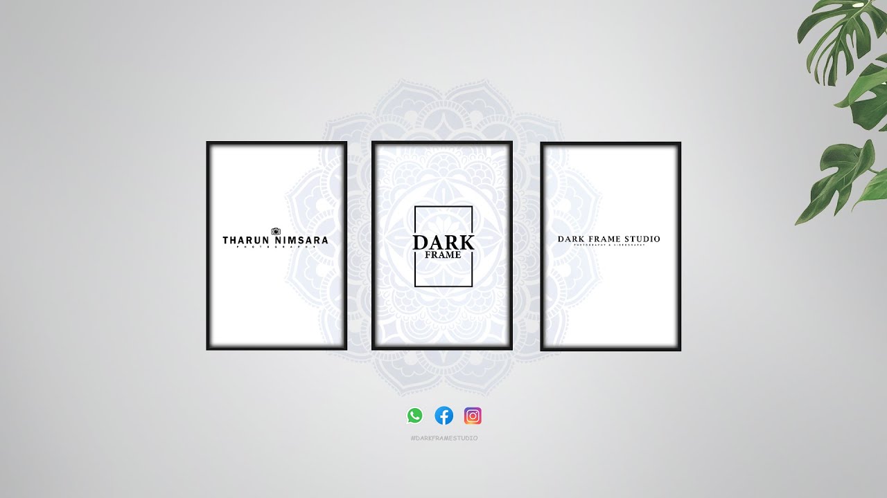 Welcome to the Dark Frame Studio #photography #videography - YouTube