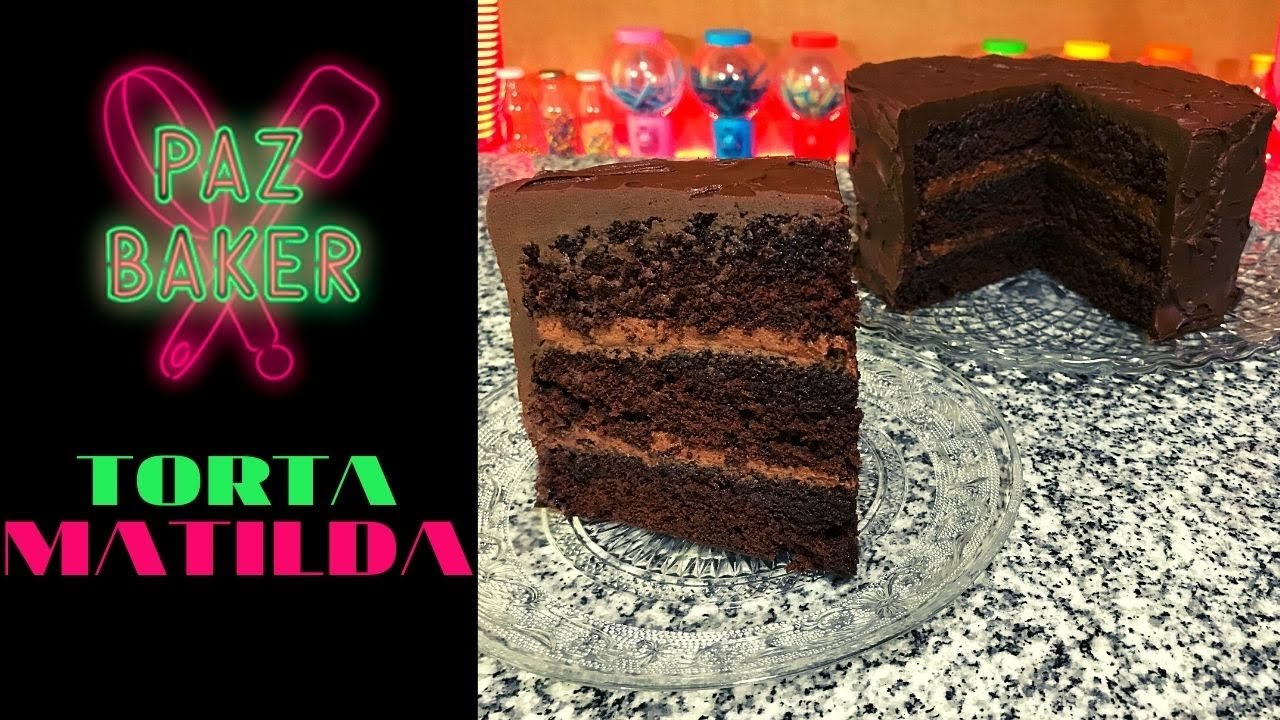 TORTA MATILDA Especial de Halloween | PAZ BAKER - YouTube