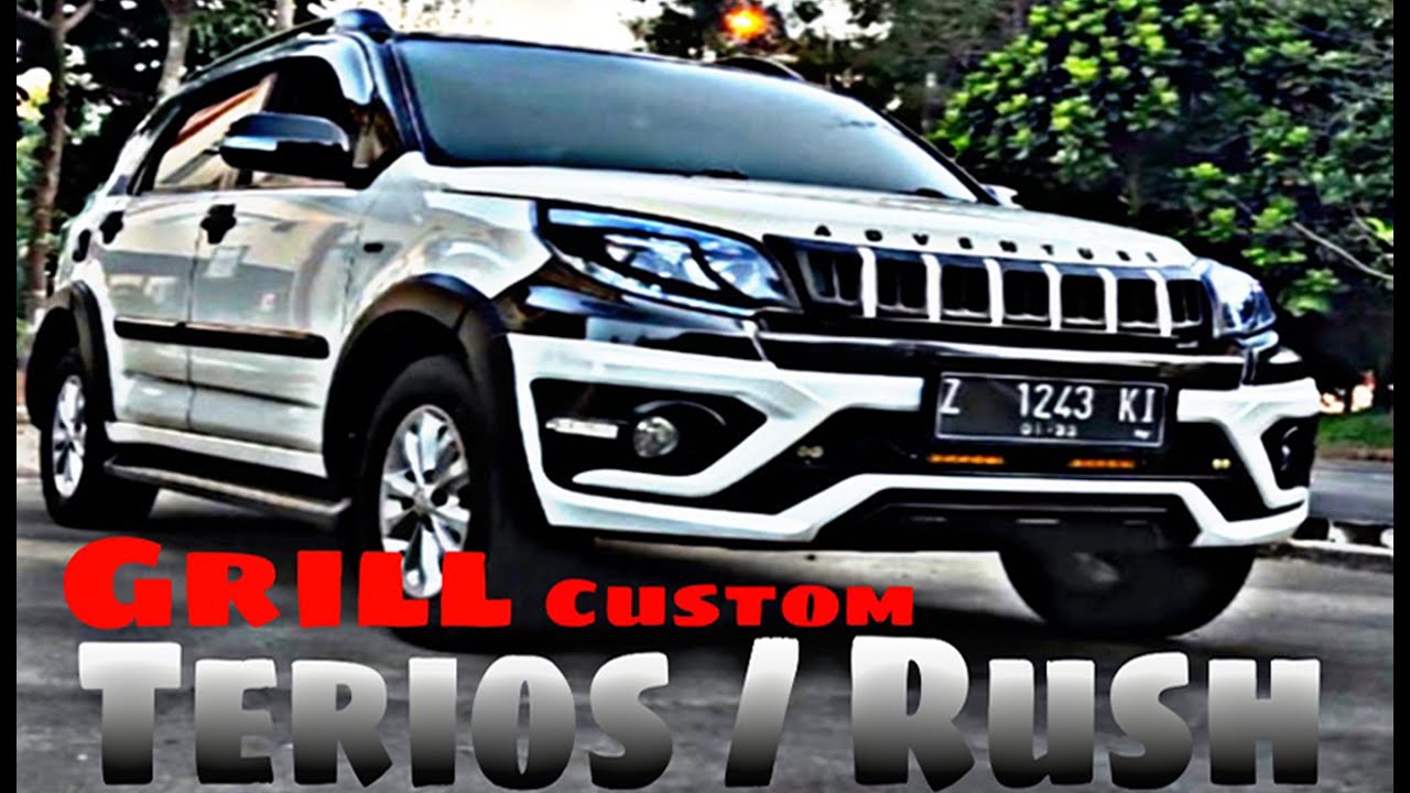 Cara Mudah Pasang Grill Custom Terios/Rush - 2007 s/d 2017 - YouTube