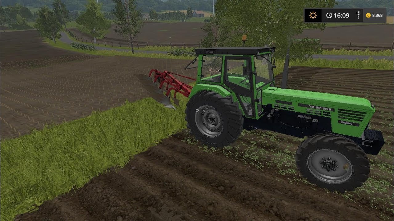 Plowing(time lapse) | Small Farm | Farming Simulator 2017 | Episode 13 ...