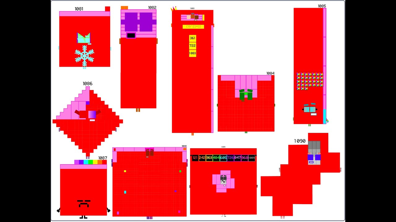 numberblocks 1081-1090 - YouTube