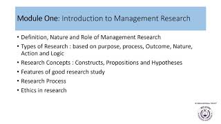MANAGEMENT RESEARCH: AN OVERVIEW – ACADEMIC MAKERS