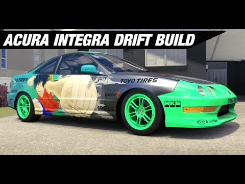 RWD Acura Integra Drift Build - Forza Horizon 3 - YouTube