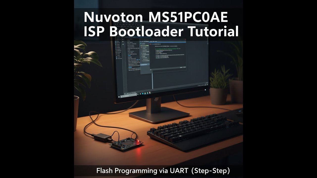 Nuvoton MS51PC0AE ISP Bootloader Tutorial | Flash Programming via UART ...