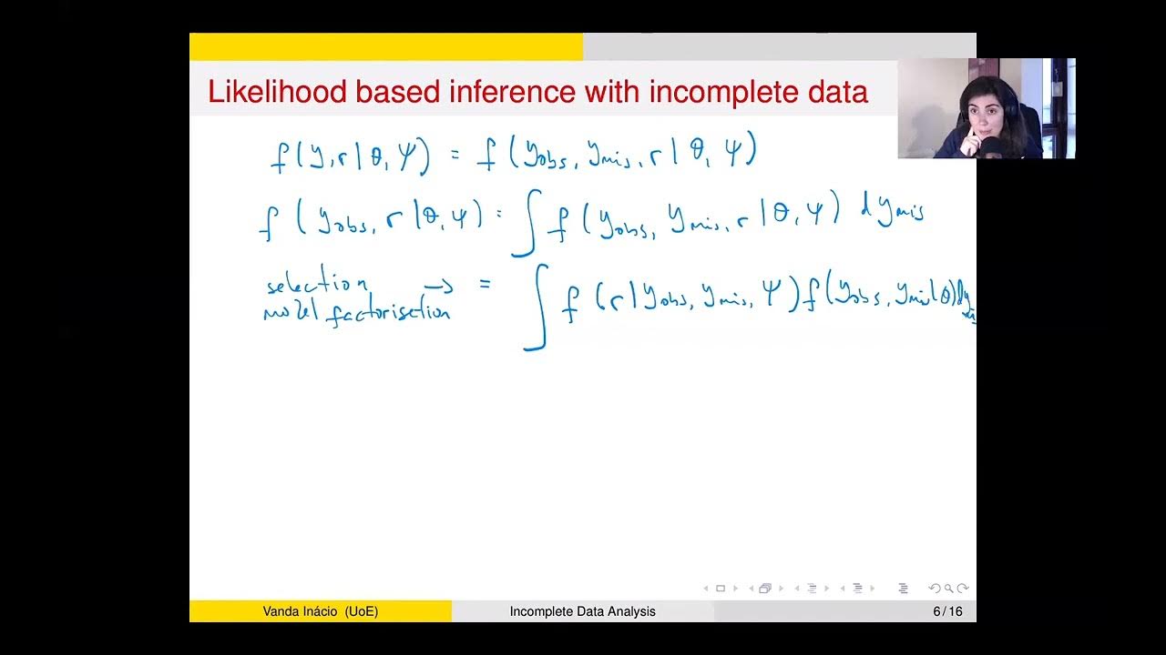 Maximum likelihood for missing data: part 1 - YouTube