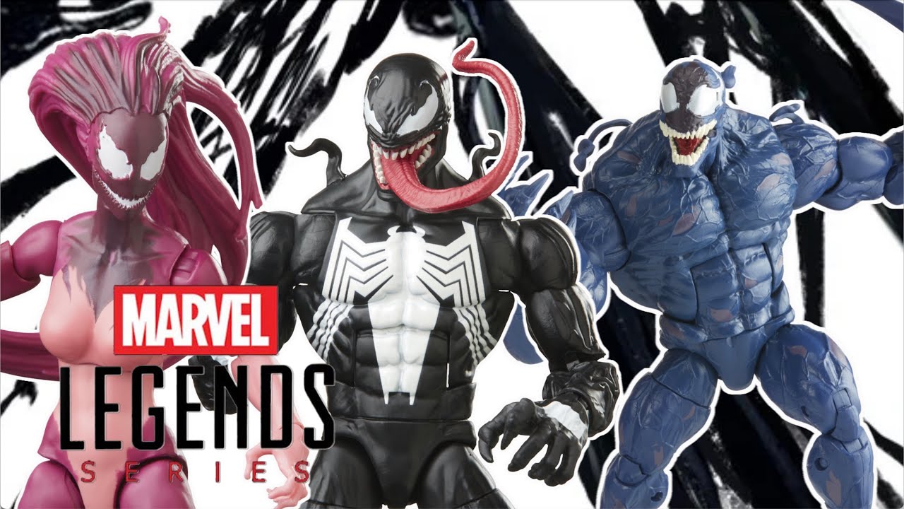 3-Pack Venom, Riot & Agony MARVEL LEGENDS | Increíbles figuras de los ...