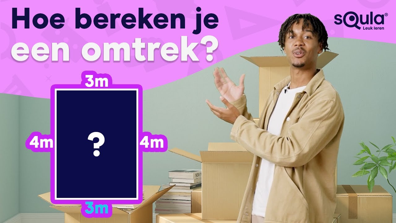 Oppervlakte en omtrek berekenen van een rechthoek | Groep 6 | Squla ...