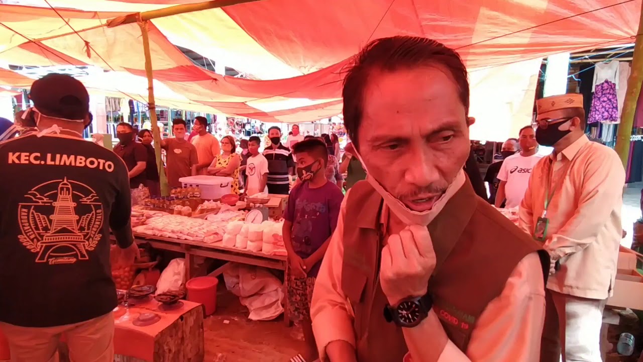 Ini Reaksi Bupati Nelson Saat Tinjau Pasar Limboto - YouTube