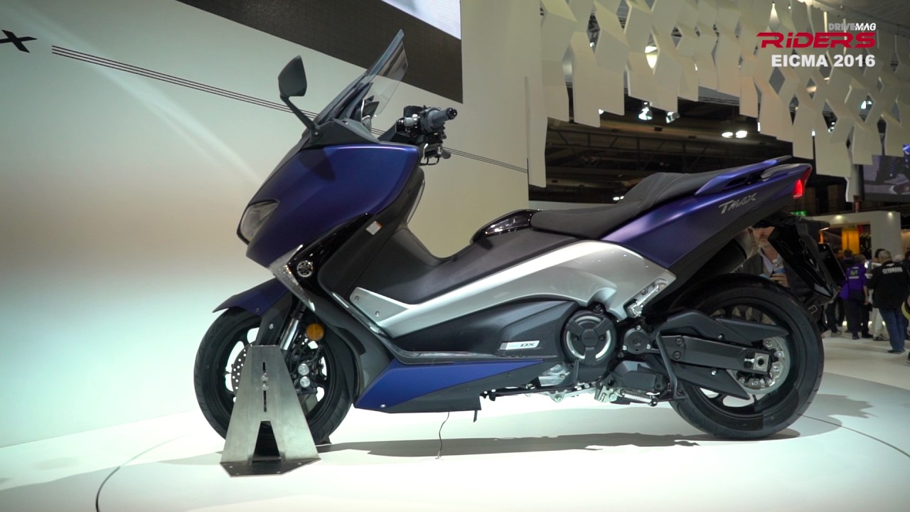 2017 New Yamaha T-Max First View | EICMA 2016 - YouTube