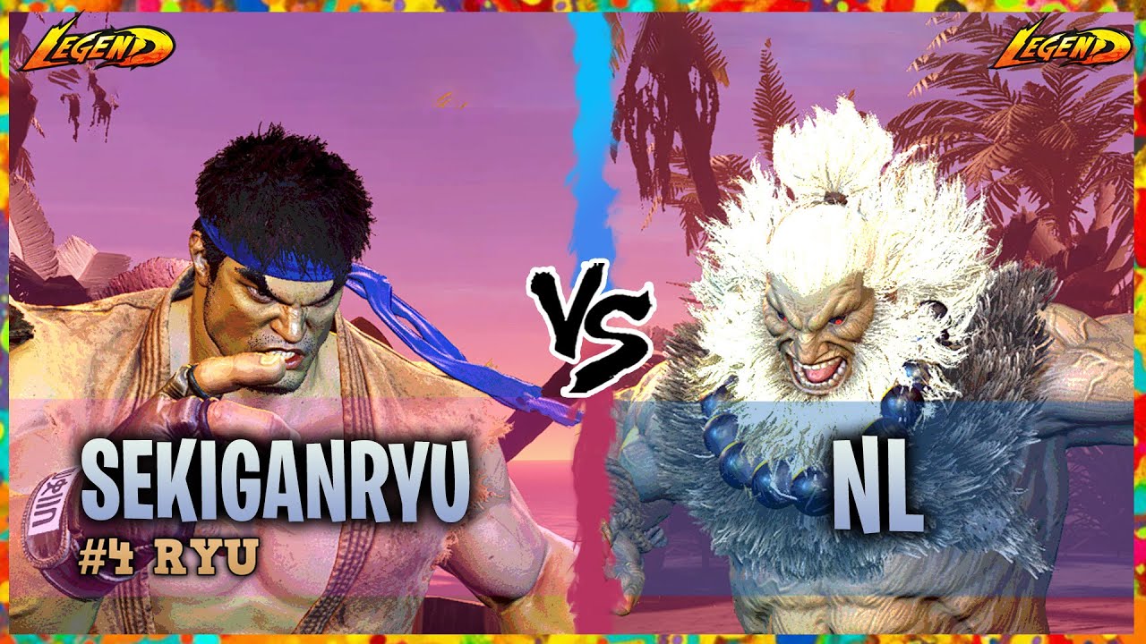 SF6 S2 Ranked #4 Ryu ( Sekiganryu ) Vs. akuma ( NL )『 Street Fighter 6 ...
