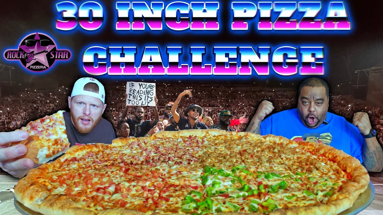 The Ultimate 30-inch Pizza Challenge at Rockstar Pizza with @EliLessig ...