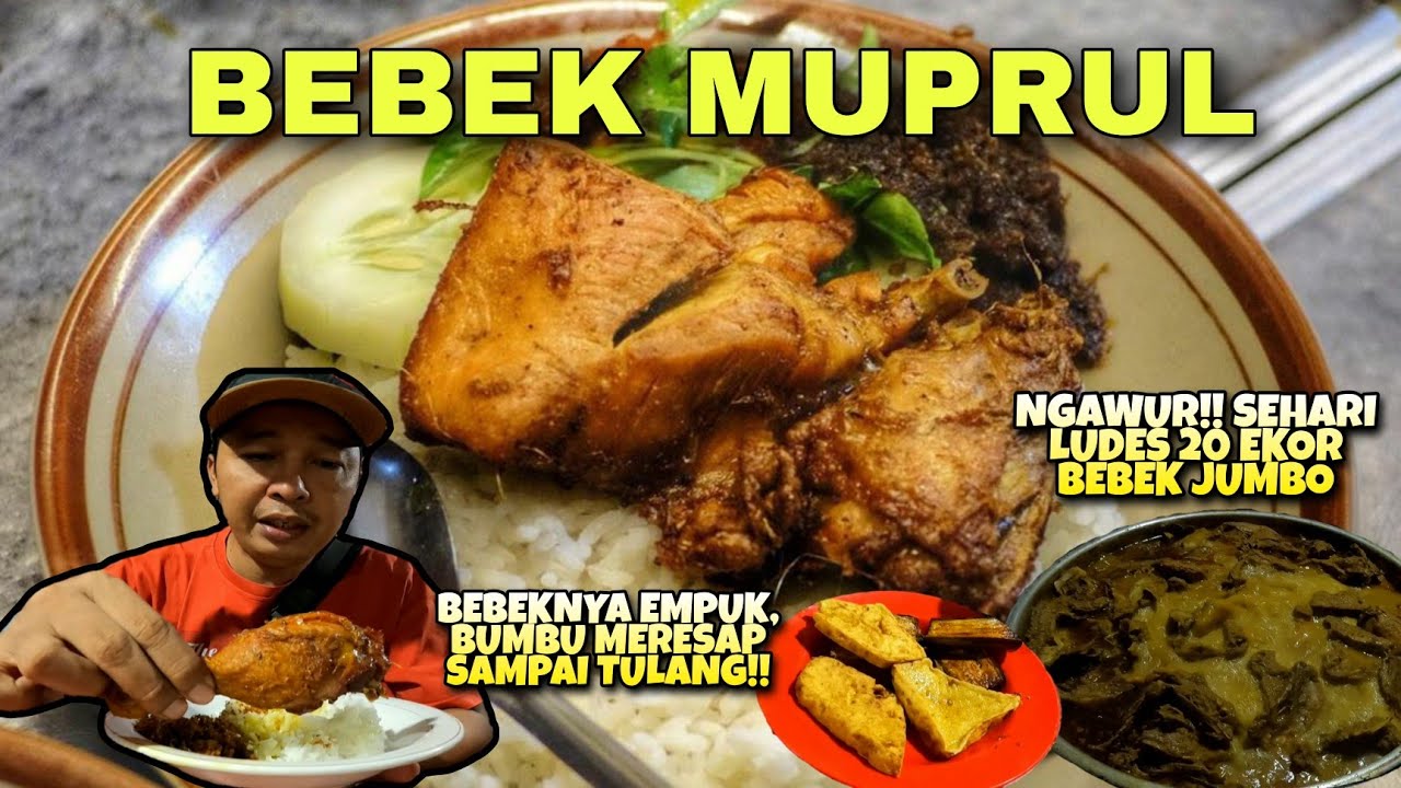 KULINER NASI BEBEK MURAH & ENAK DI DEPOT BU BOWO SURABAYA - YouTube