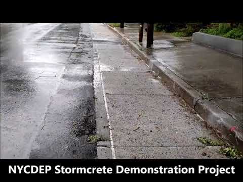 NYCDEP Stormcrete® Gutter Demonstration Project - Rego Park, Queens ...